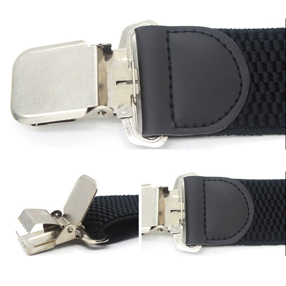 Elastic Suspenders Useful Clips Strap Pants Strap Elastic Suspenders ...