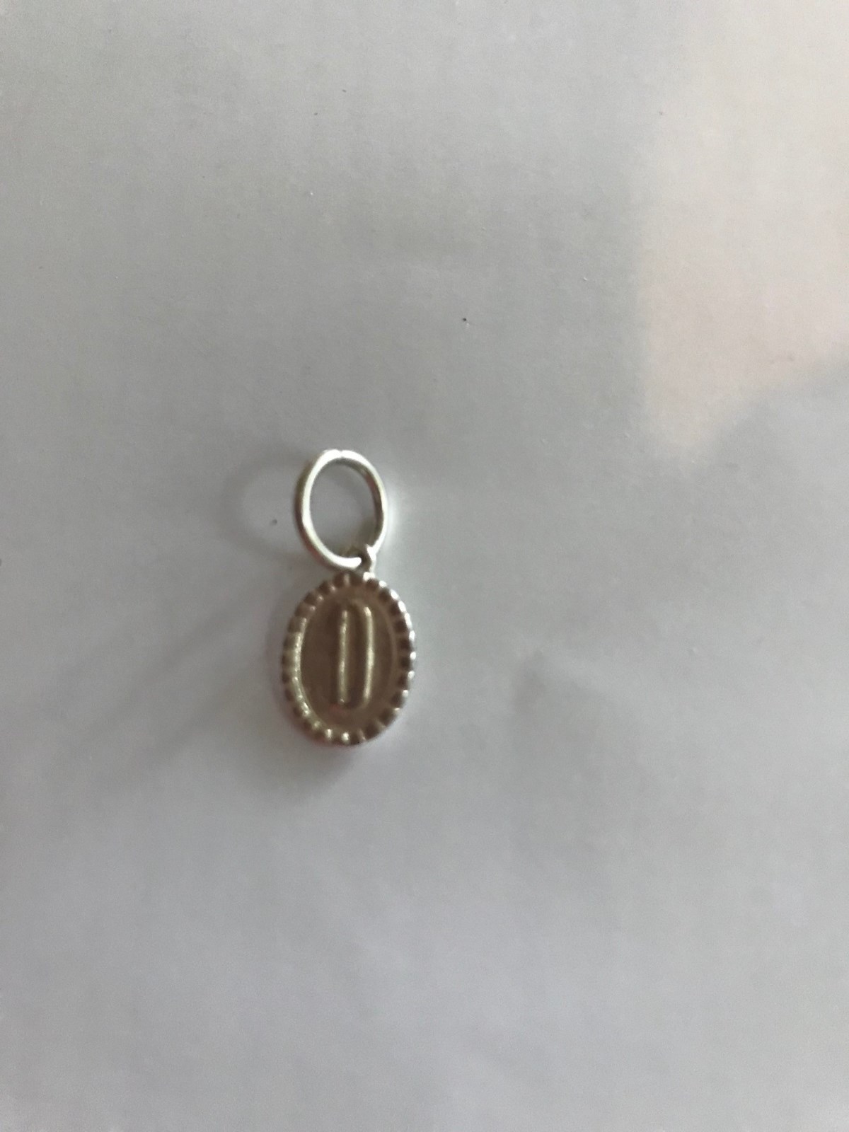 Waxing Poetic Imprinted Oval Insignia Charm, Sterling Silver - D | eBay