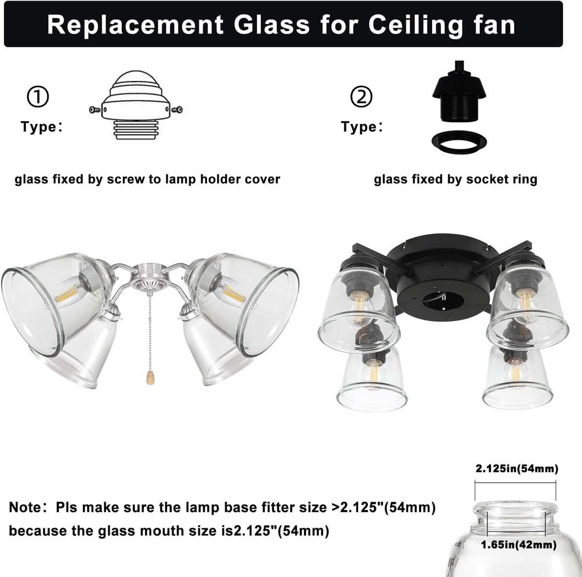 6 Ceiling Light Globes Replacement