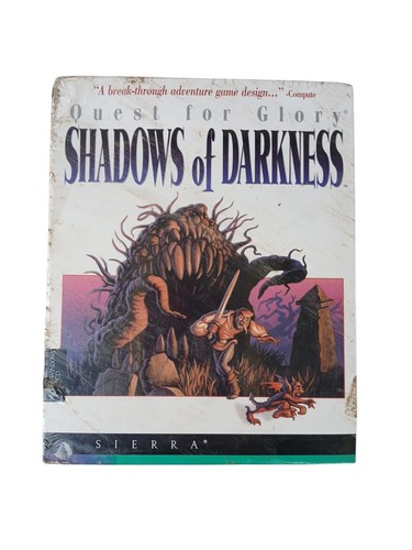 Quest For Glory Shadows Of Darkness 1994 Vintage PC Windows Game CD Rom ...