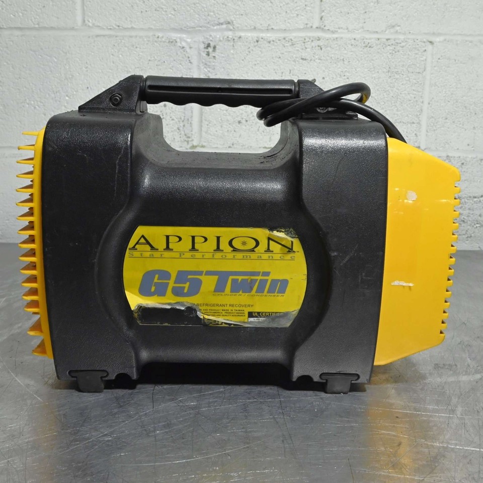 Appion G5 Twin Cylinder/Condenser Refrigerant Recovery Unit - ISSUE | eBay