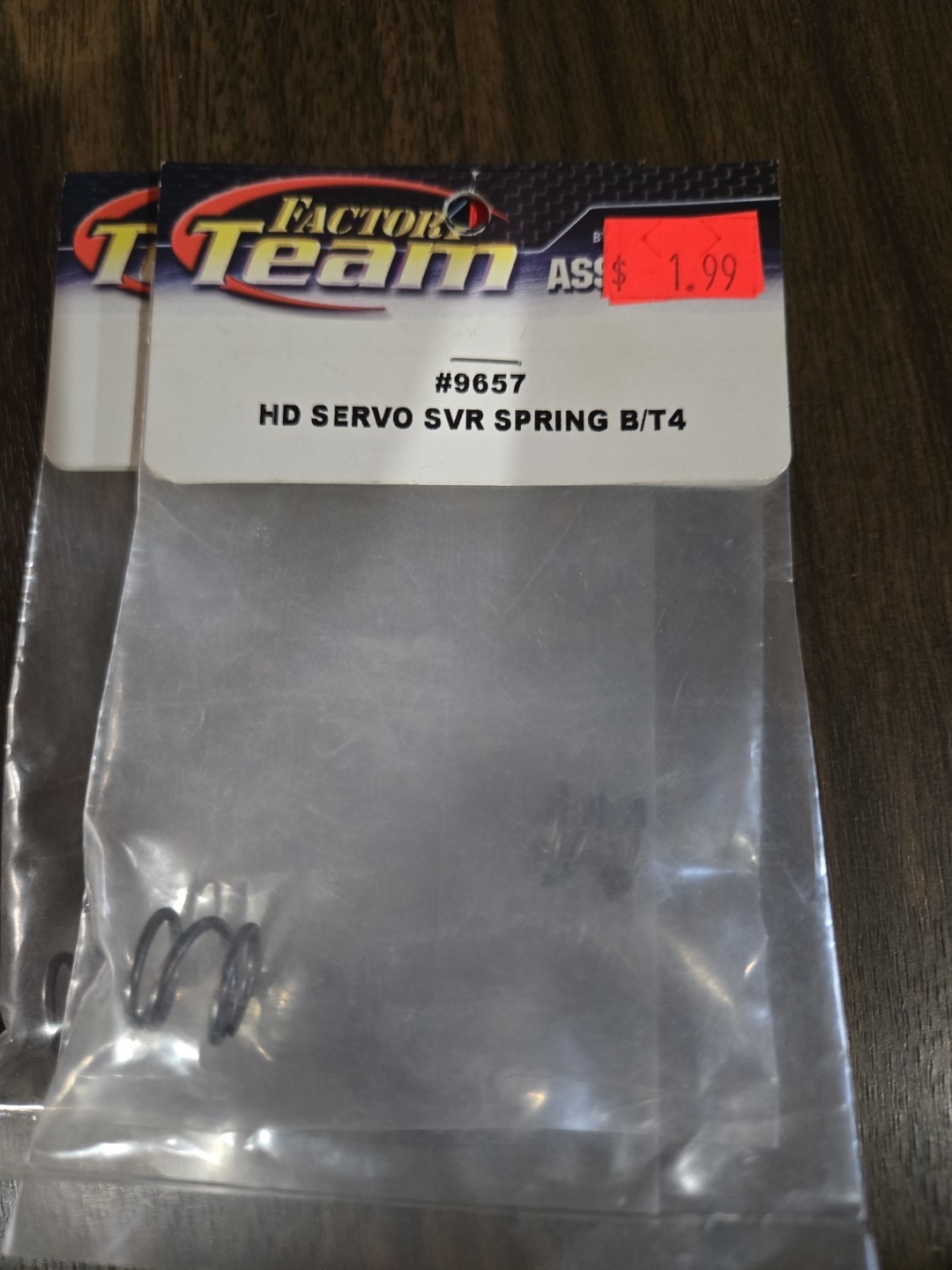 Team Associated HD Servo Saver Spring ASC9657 9657 RC10B4 RC10 B4 T4 ...