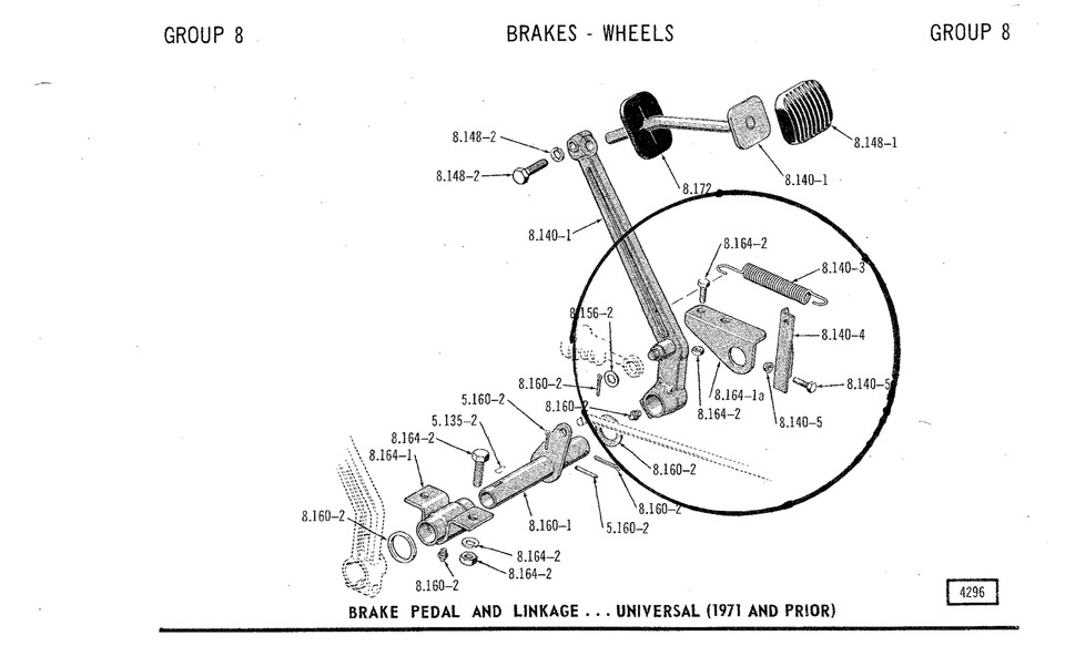 FITS JEEP CJ5 CJ6 DJ5 DJ6 PEDAL SUPPORT BRACKET 945545 USA NEW! | eBay