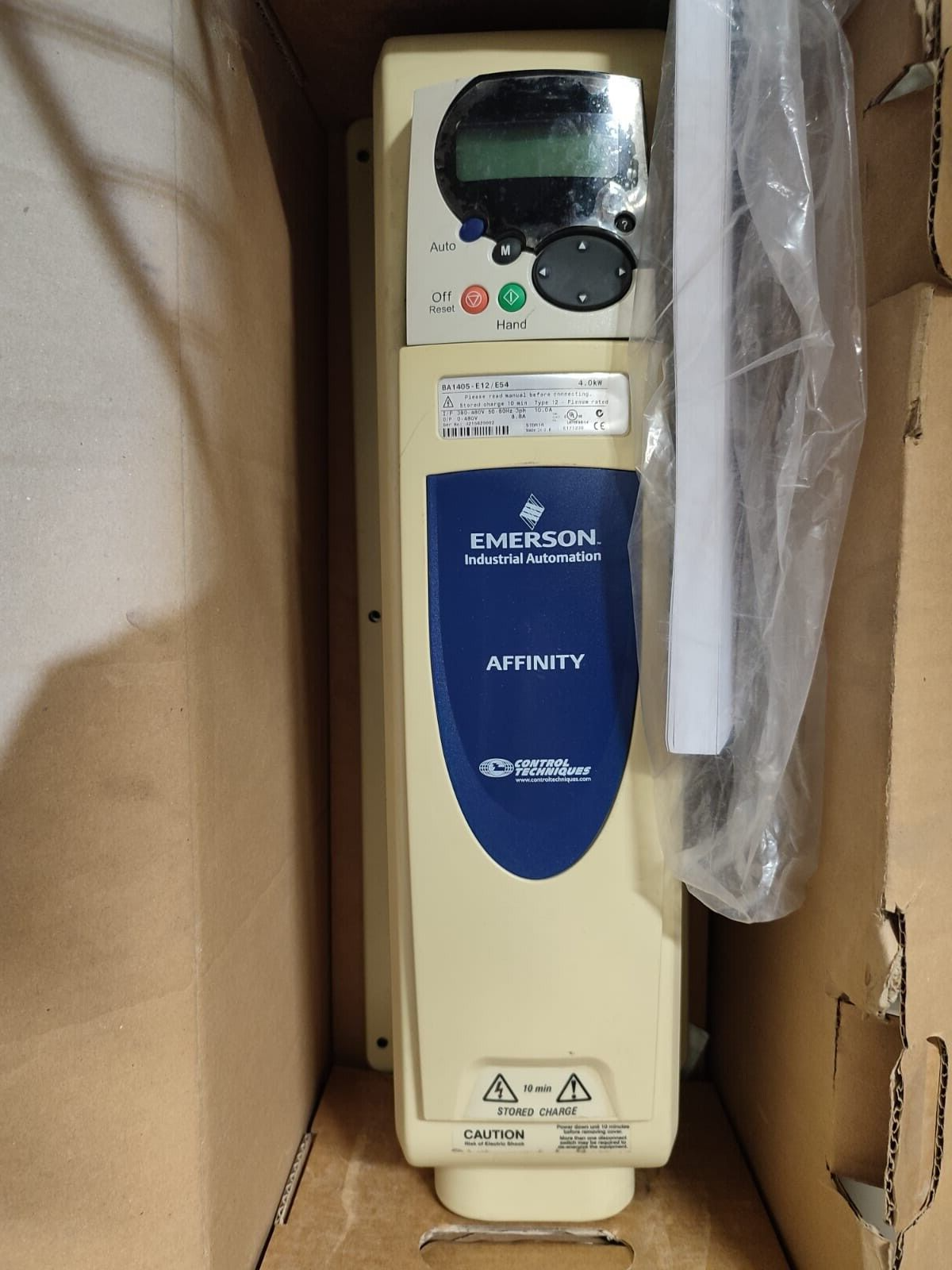 VFD EMERSON /Control Techniques Affinity HVAC drive 2.2KW 5A BA1403-E12 ...