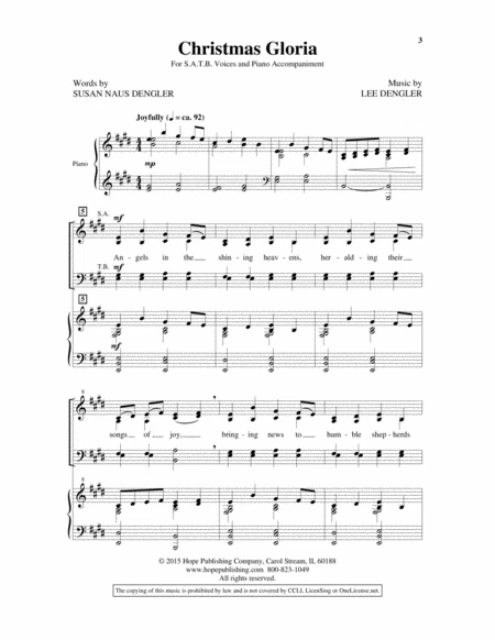 Satb Choir Sheet Music 4989