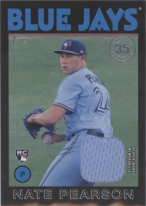 2021 Topps - 1986 Topps Baseball Relics Series 2 Nate Pearson #86BR-NP ...