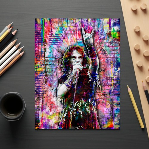 DIO, Ronnie James Dio 8x10in Poster, DIO POSTER Dio Tribute Free ...