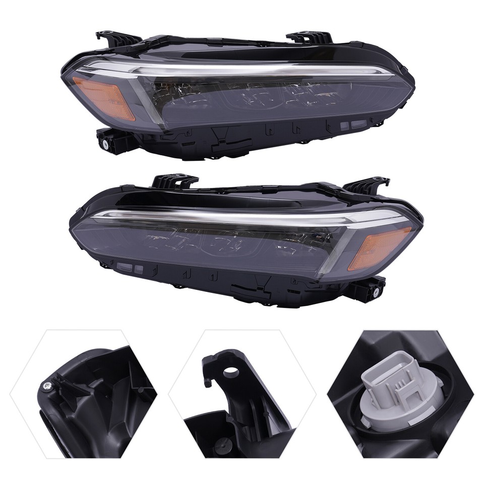 For 2022 Honda Civic Front Headlamp Left&Right Headlights Assembly ...