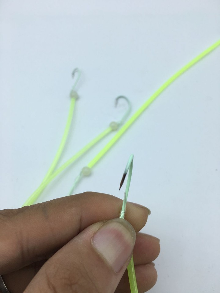10Pcs 15 cm Rigs Glow Squid Lures Halibut Rigs for Saltwater Bottom ...
