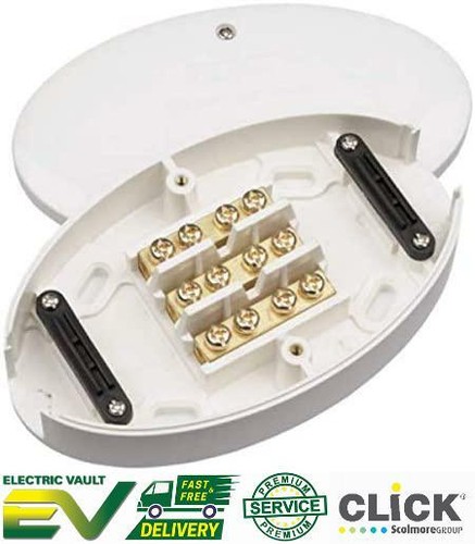 Click 60A 3 Terminal Junction Box Heavy Duty For Cooker & Shower ...