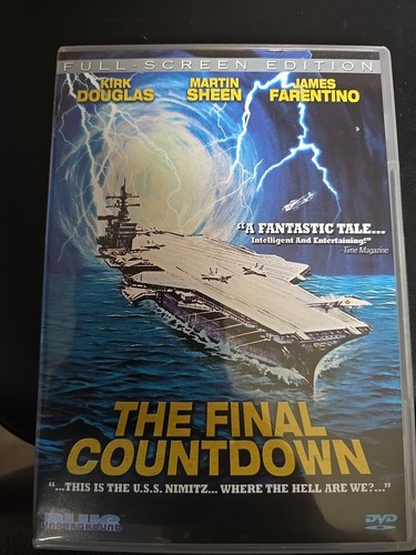The Final Countdown (DVD, 1980) Rare OOP Mint Kirk Douglas Martin Sheen ...