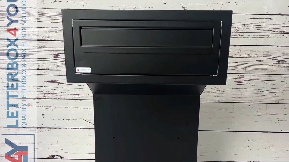 Through the Wall Rolle Letterbox with Telescopic Lockable Steel Mail ...