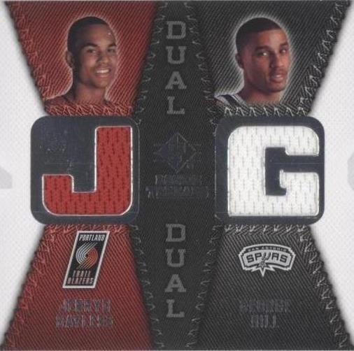 2008-09 SP Rookie Threads - Rookie Threads Dual George Hill, Jerryd ...