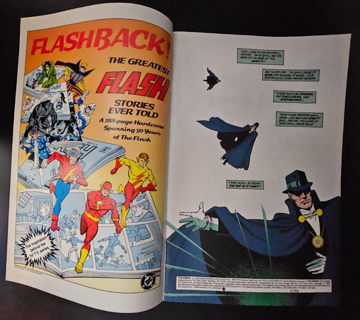 The Demon DC Comics 1991 Alan Grant Val Semeiks Jack Kirby No. 9 ...