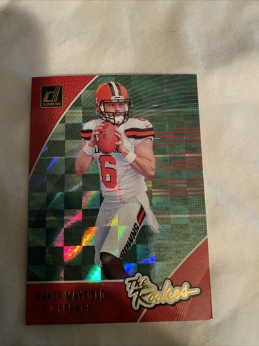 BAKER MAYFIELD ROOKIE CARD PRIZM RC 2018 Panini - Donruss Baker ...