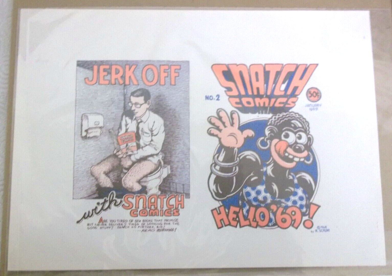 Snatch Comics #2 - First Printing Cover Proof | eBay