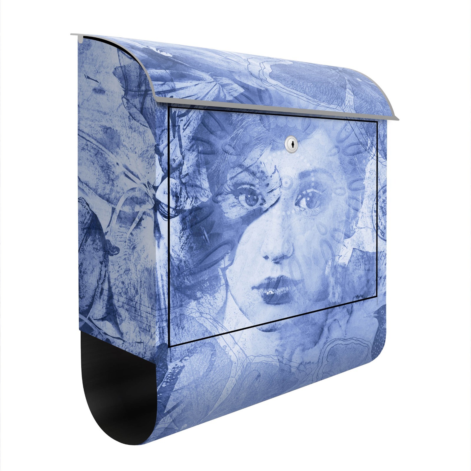 Blue Mailbox Drawing