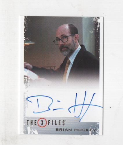 BRIAN HUSKEY AUTOGRAPH THE X-FILES REGGIE MURGATROYD AUTO CARD 2018 ...