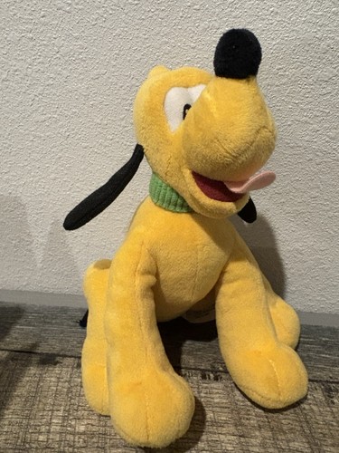 Disney Pluto Dog Stuffed Animal Plush Toy 2015 Just Play Puppy Plushie ...