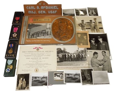 WWII - 1950s USAF General Named LOM BSM Brazil Medal Album Group Lot ...