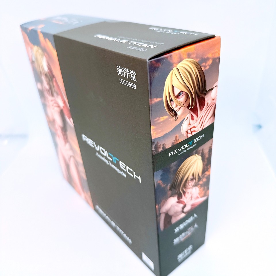 Revoltech Amazing Yamaguchi Attack on Titan Female Titan Figure w/Bonus ...