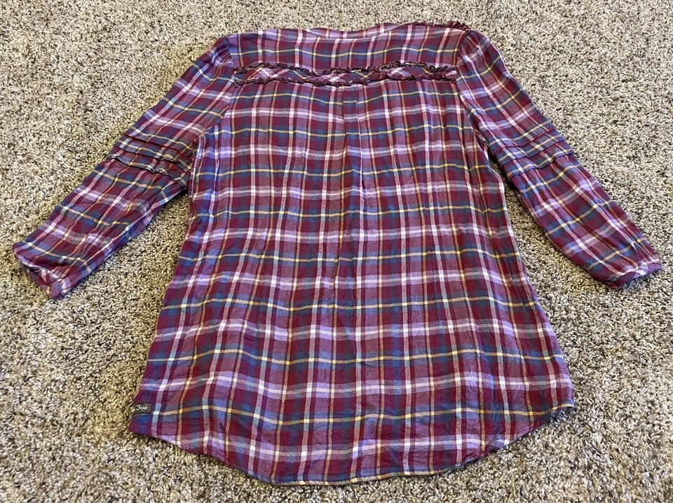 Women’s Matilda Jane All Day Millie Tunic Popover Top Size Large Purple ...