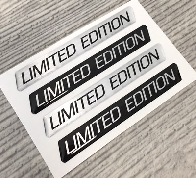 Limited Edition domed emblem decal stickers | eBay