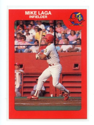 1987 Louisville Redbirds-Minor League Baseball Card#23-Mike Laga | eBay