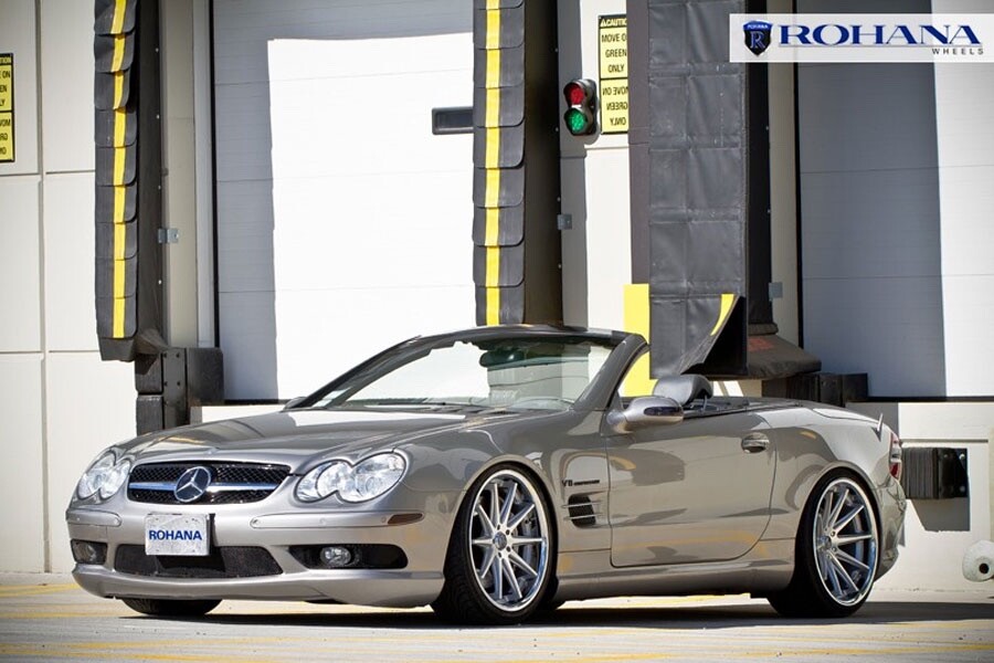 20” ROHANA RFC10 MACHINED SILVER WHEELS FOR MERCEDES R230 SL500 SL550 ...