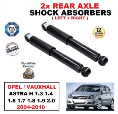 REAR SHOCK ABSORBERS for OPEL VAUXHALL ASTRA H 1.3 1.4 1.6 1.7 1.8 1.9 ...