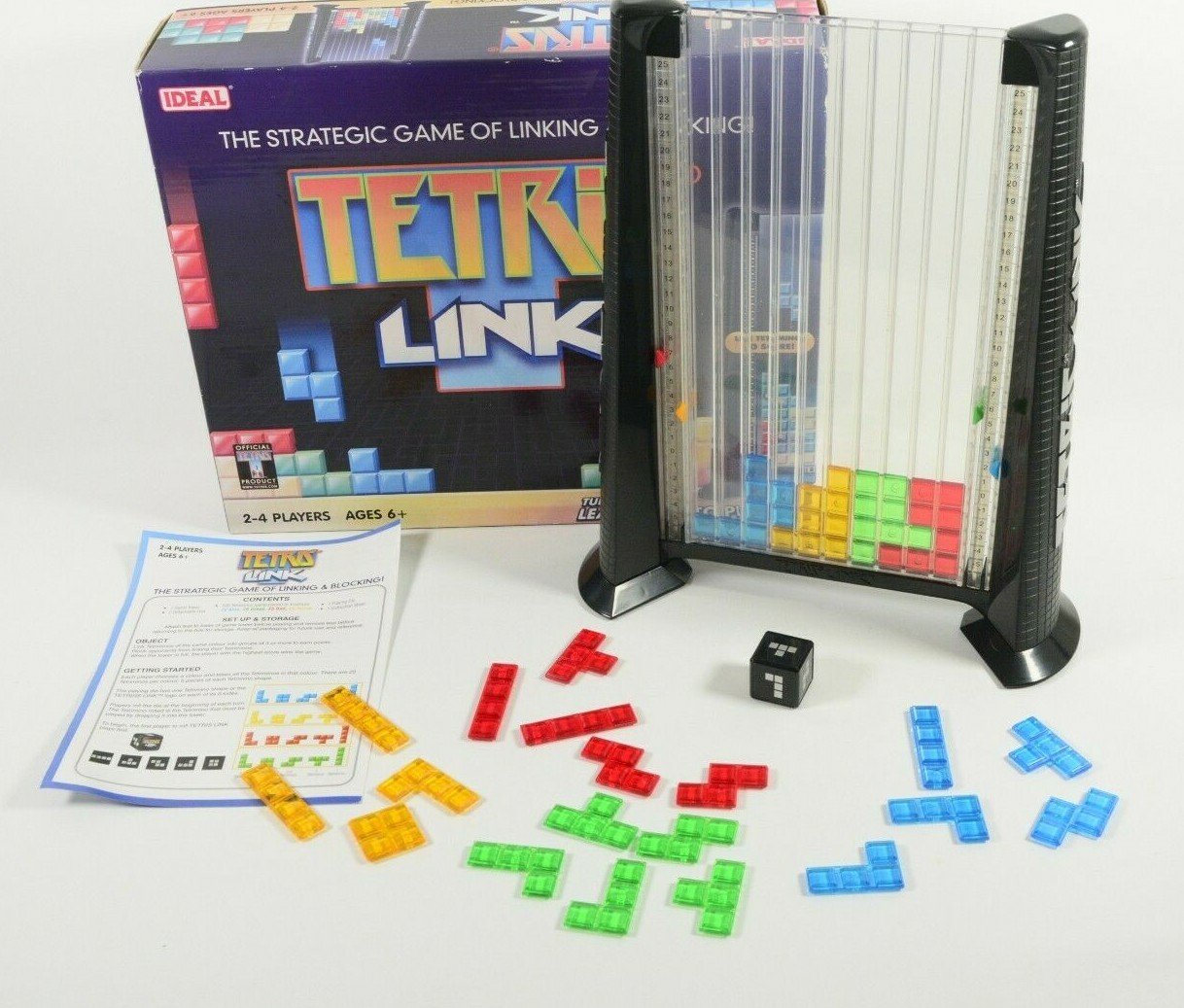 Tetris Link Tabletop Strategic Board Game Complete by IDEAL | eBay UK