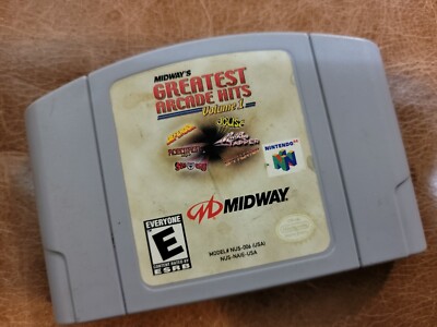 Midway's Greatest Arcade Hits (Nintendo 64 N64, 2000) Authentic Video ...