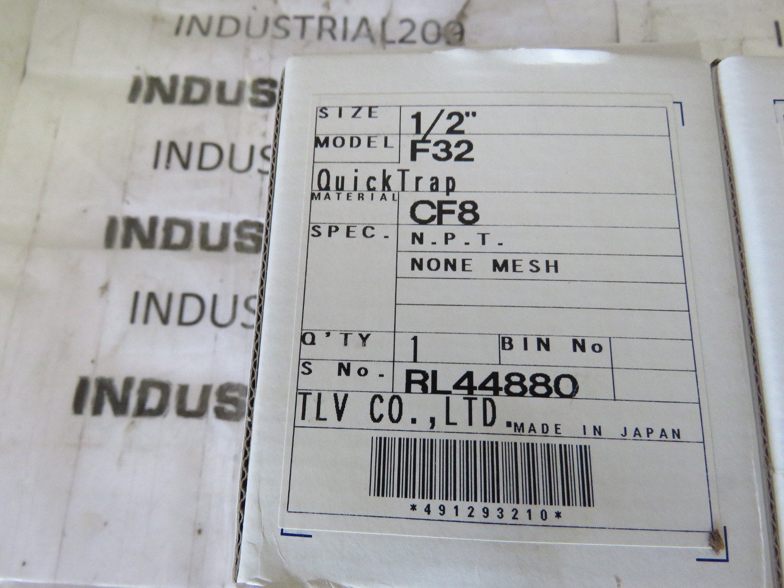 TLV F32 L21 QUICK TRAP SIZE 1/2'' STEAM TRAP NEW | eBay