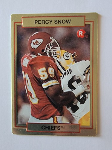 1990 Action Packed Rookie Update Percy Snow #26 Kansas City Chiefs | eBay