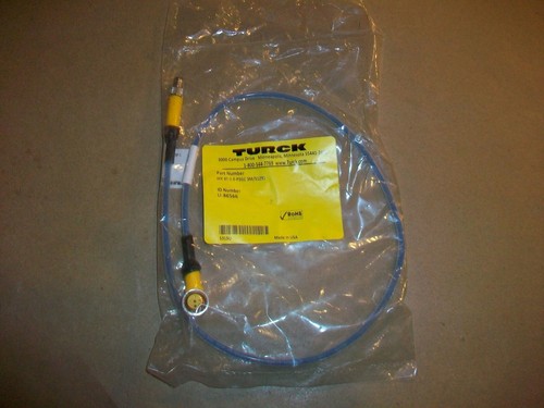 Turck Molded Cordset WK 4T-0.6-PSGC 3M/S1291 U-86566 3 POLE NEW IN BAG ...