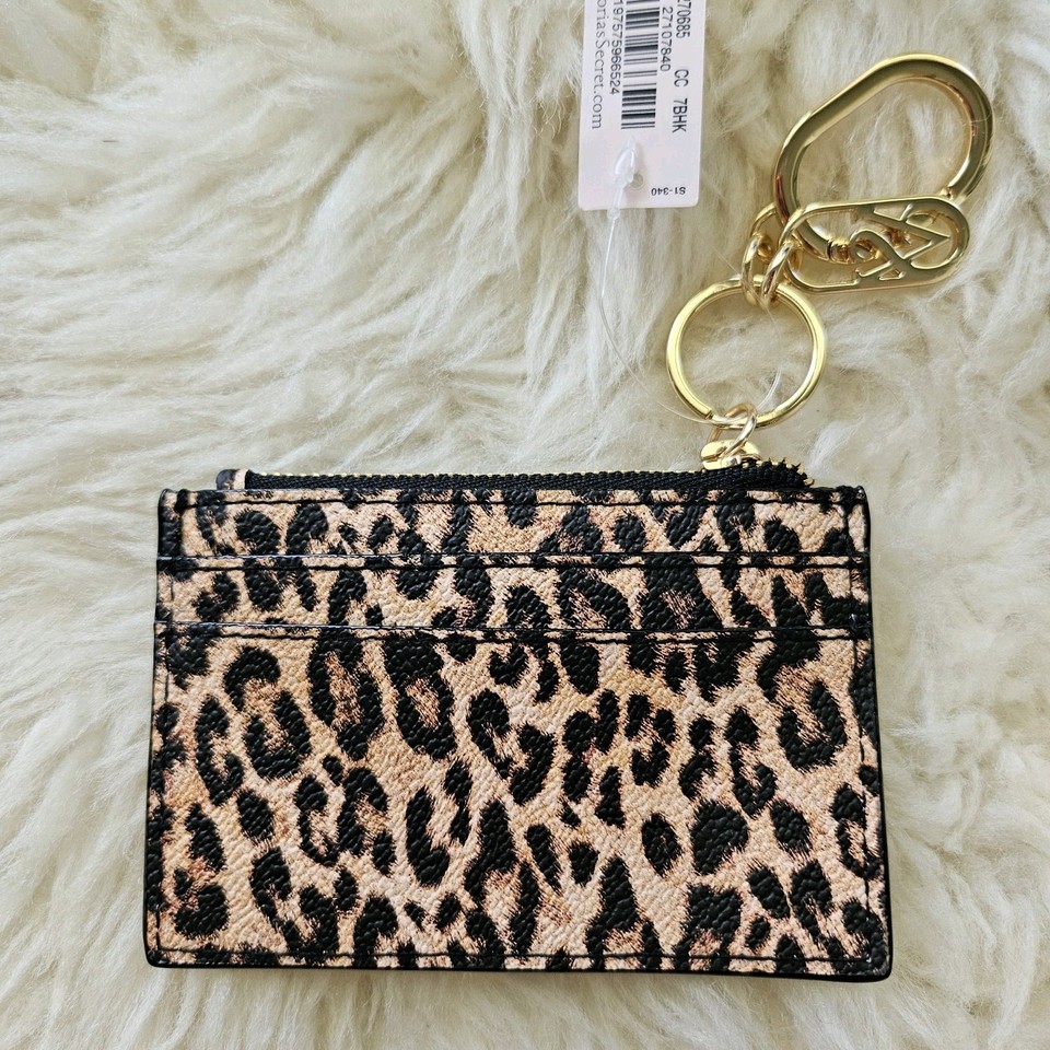 Victoria's Secret Leopard card case wallet | eBay