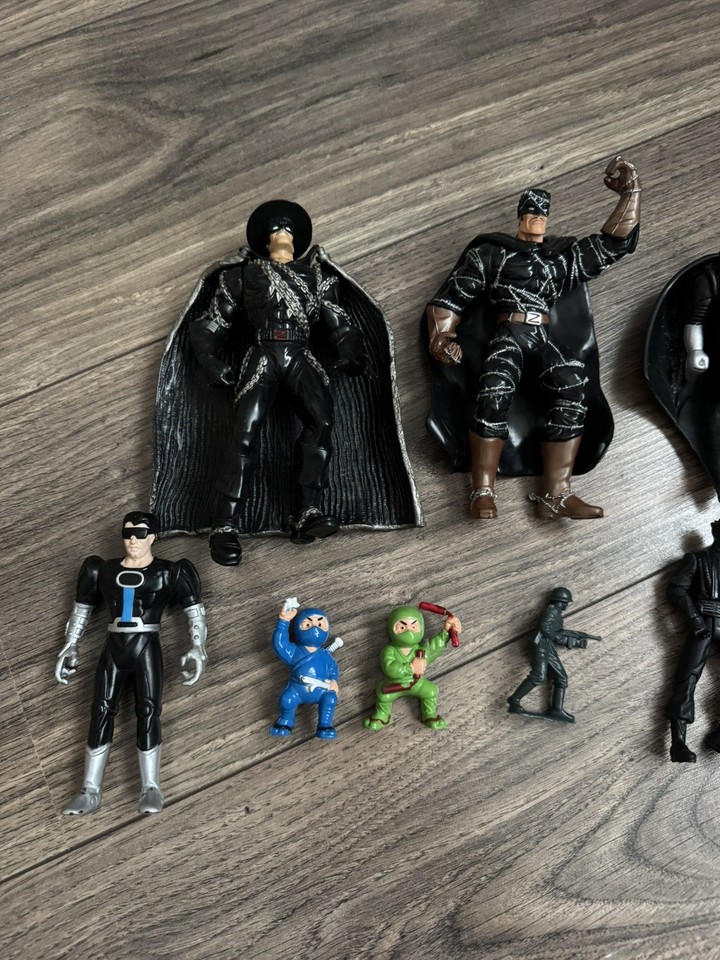 Figuren Konvolut Spider-Man Zorro Mega Power Fighter Star Warrior ...