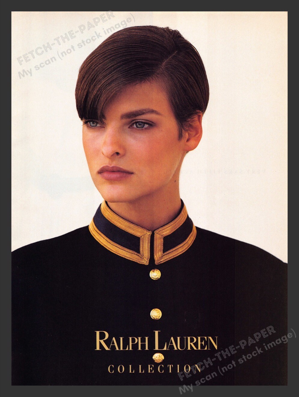 Ralph Lauren Collection Model: Linda Evangelista 1990s Print ...