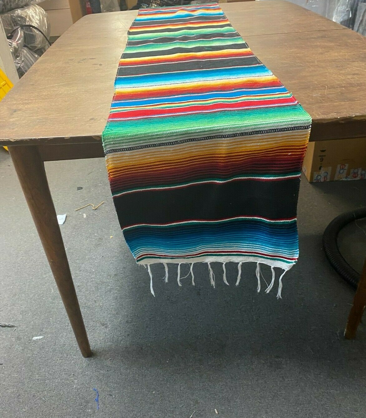 Mexican Sarape Table Runner 81"X14" 1st quality XLARGE ,Saltillo ...