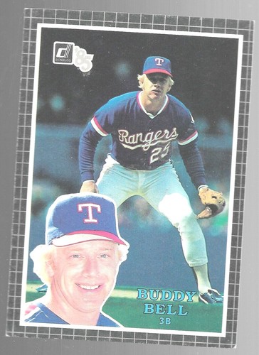 1985 Donruss Action All Stars Buddy Bell 11 Texas Rangers Baseball Card ...
