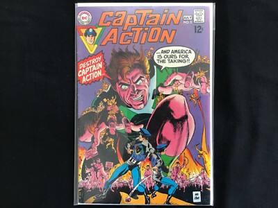 CAPTAIN ACTION #5 Lot of 1 DC Comic Book - Mid-High Grade - BV $47! | eBay
