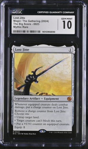 Lost Jitte 23 The Big Score Mythic Rare MTG CGC 10 | eBay