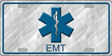 EMT Metal Novelty License Plate Tag LP2132 | eBay