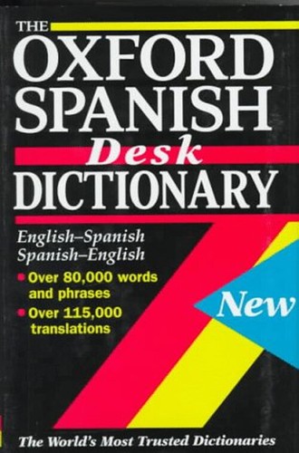 The Oxford Spanish Desk Dictionary Hardcover 9780195213522| eBay