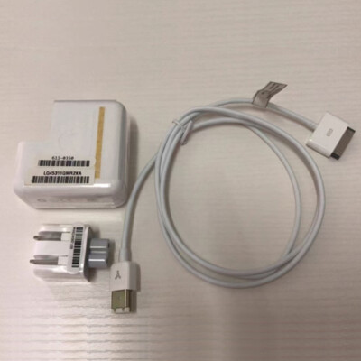 Wall Power Adapter + 30Pin to Firewire Charger Cable A1070 for iPod ...