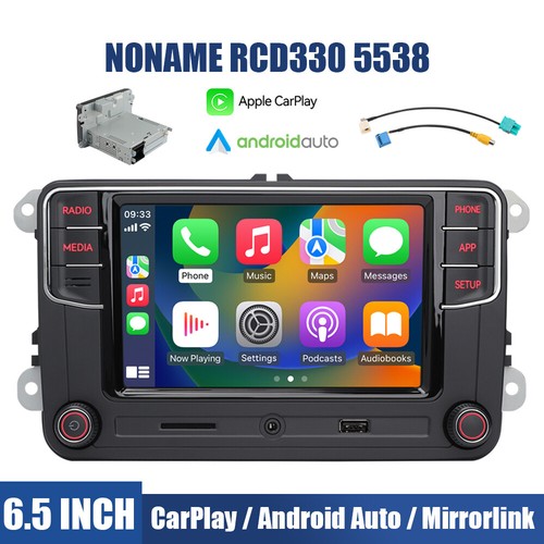 Noname 187B AndroidAuto RCD330 Plus RCD340G CarPlay for Jetta passat ...