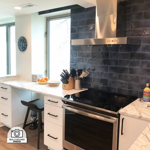 Z LINE 48" Professional KITCHEN WALL RANGE HOOD w/BAFFLES LED KE-48 ...