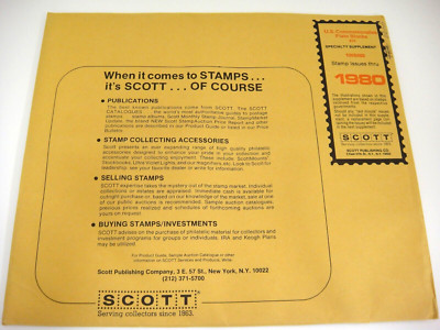Scott 1980 US Commemorative Plate Blocks Supplement #32 120S080 NOS | eBay