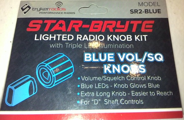 Stryker Star-bryte Sr2 Blue LED Lighted Volume/sq Knob Kit for sale online | eBay