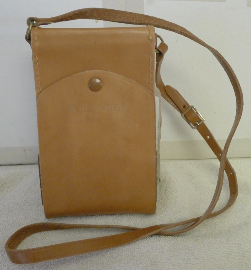 Polaroid Tan Leather Ever Ready Case for Folding SX-70 Tan Film Camera ...